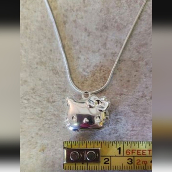 Jewelry | 925 Stamped Hello Kitty Locket Necklace Bracelet Sold ...